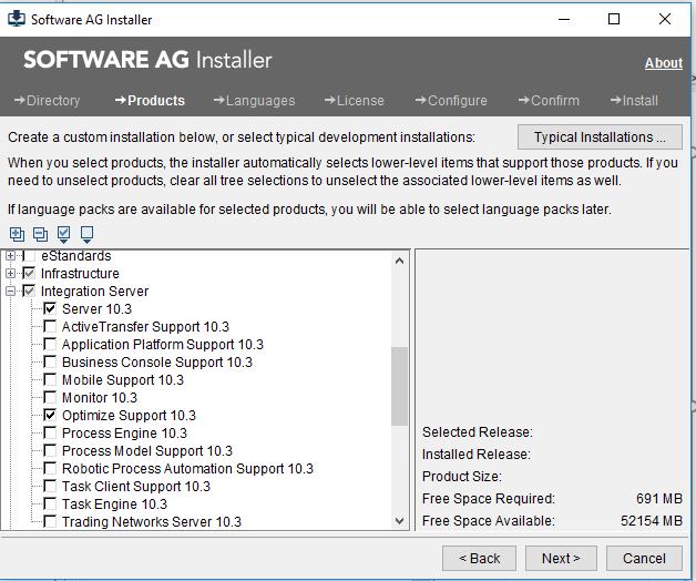 Configure & Install webMethods Optimize for Infrastructure